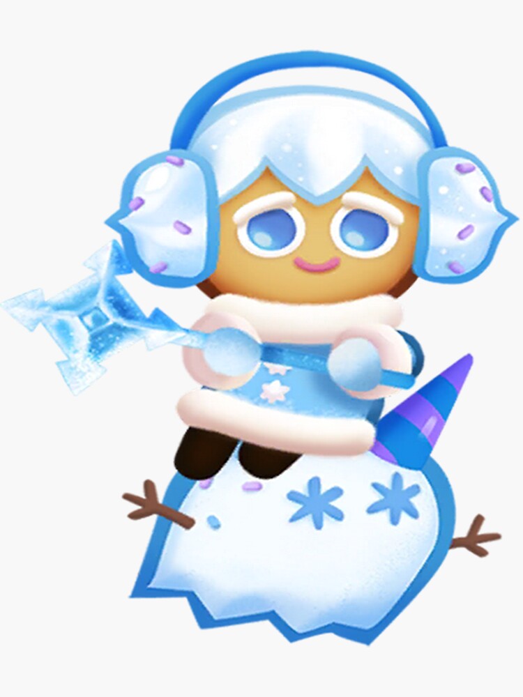 "Snow Sugar Cookie! Cookie Run Kingdom" Sticker for Sale by MEGB4CLO ...