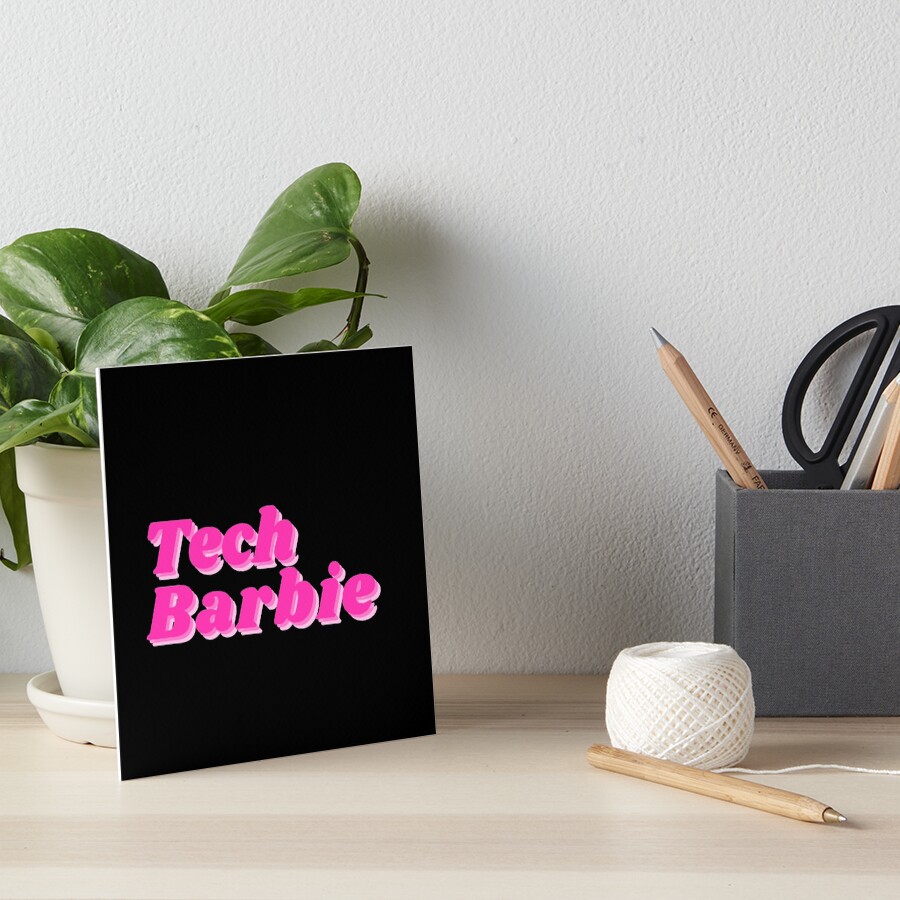 "Tech Barbie" Art Board Print by drawingvictoria | Redbubble