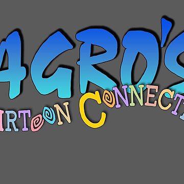 "Agro's Cartoon Connection" Sticker for Sale by Casey C | Redbubble