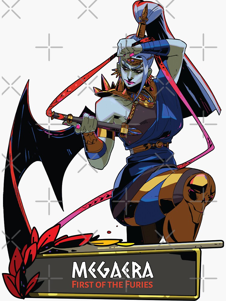 Hades Game Megaera First Of The Furies Sticker For Sale By