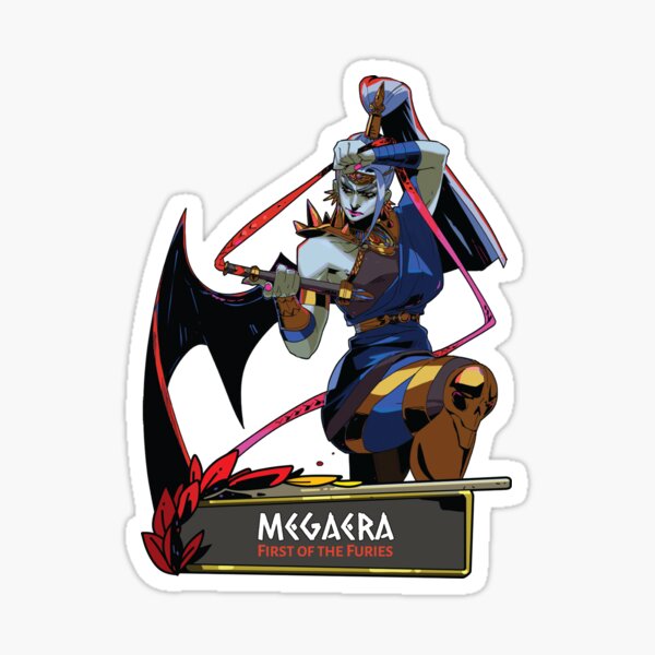 Hades Game Megaera First Of The Furies Sticker For Sale By