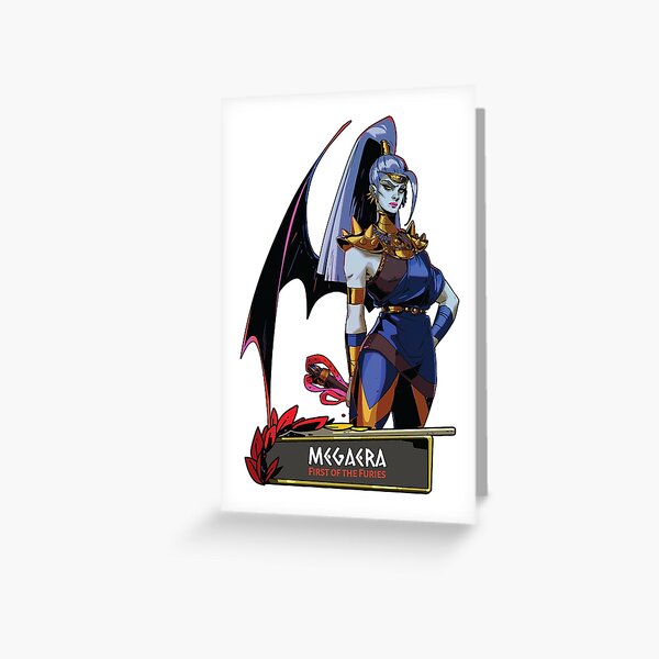 Hades Game Megaera First Of The Furies Serious Greeting Card