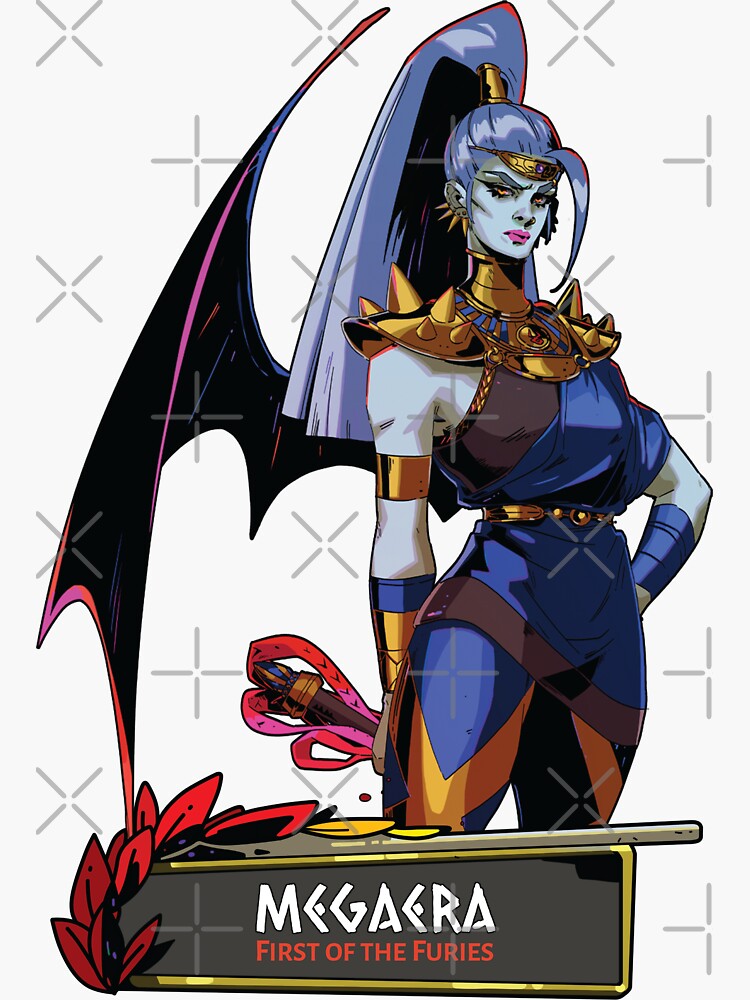 Hades Game Megaera First Of The Furies Serious Sticker For