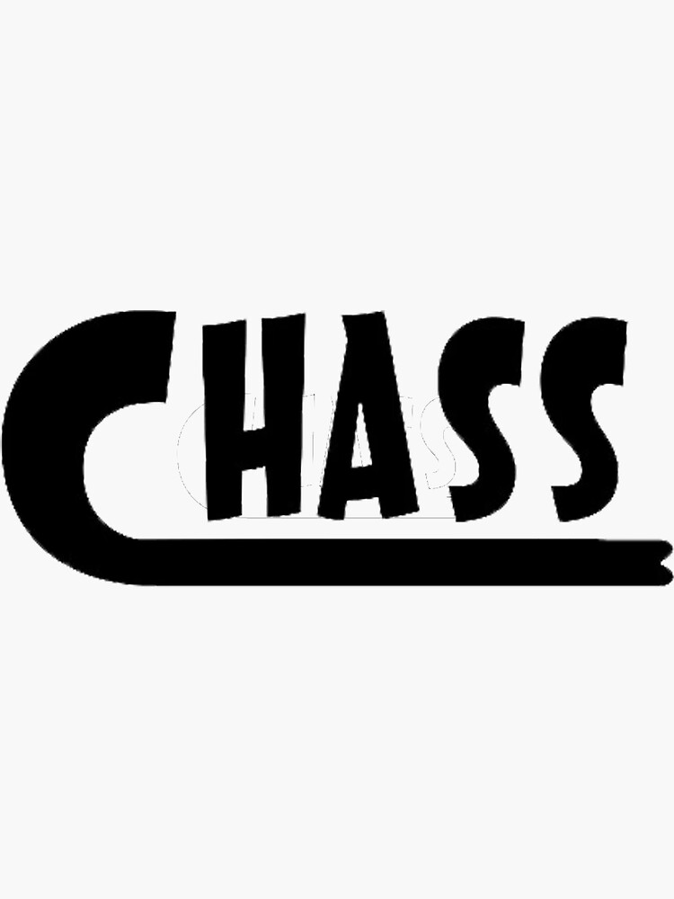 "Chass" Sticker by Chassinc | Redbubble
