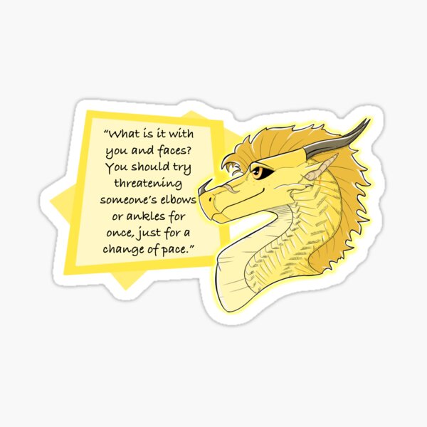 "Qibli Quote [UPDATED]" Sticker for Sale by xskywingdragonx | Redbubble