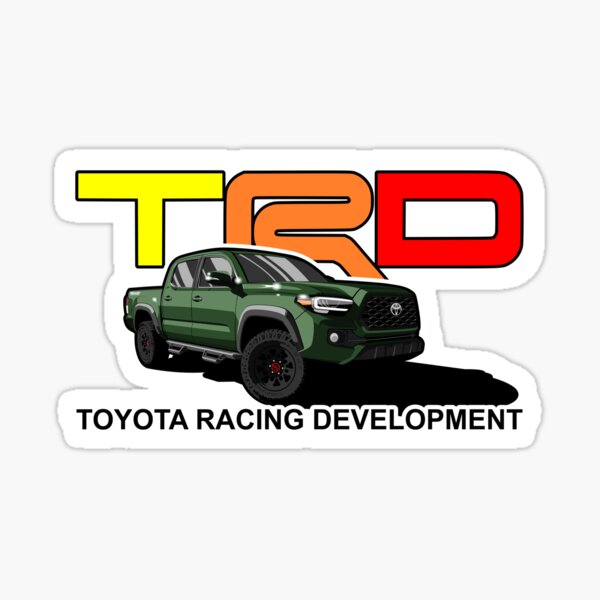 "Toyota Tacoma TRD" Sticker for Sale by graffeineart | Redbubble