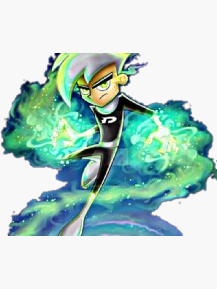 "Danny phantom" Sticker by Soulzodiac | Redbubble