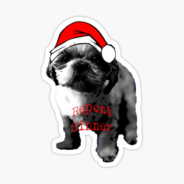 "Repent Sinner" Sticker by images2delight | Redbubble