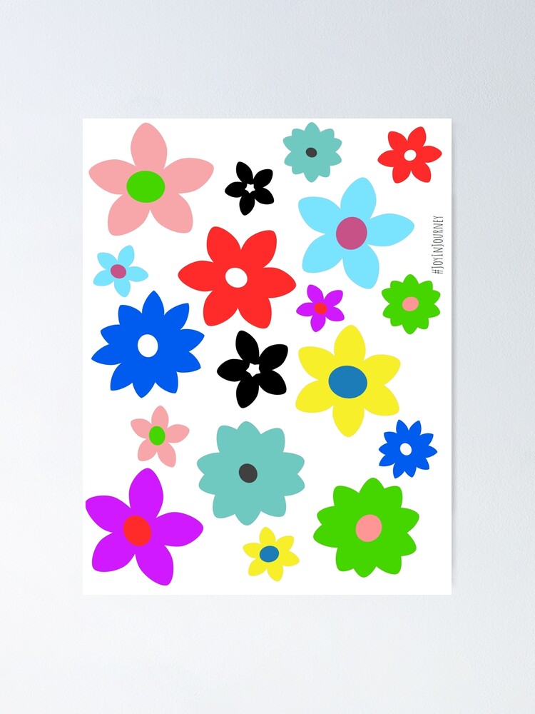 Póster «Variedad de cultivo donde se planta: turquesa, magenta ...