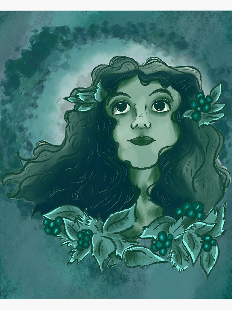 "Green Lady" Sticker by MikaylaKB | Redbubble
