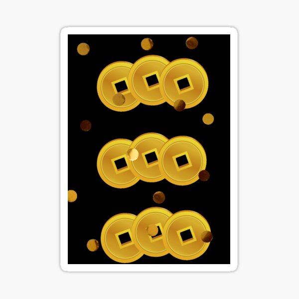 "Gold coin" Sticker by CrazyFans | Redbubble