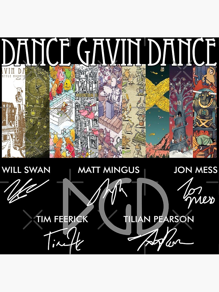 Dance Gavin Dance Will Swan Matt Mingus Jon Mess, Graphic Trending ...