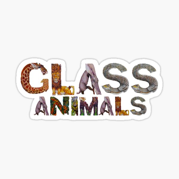 "Glass Animals" Sticker by Fenrir0161 | Redbubble