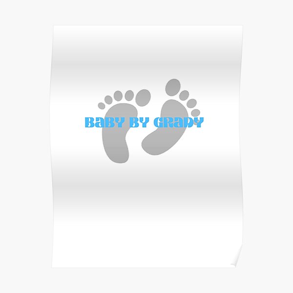 "Baby Born at Grady" Poster for Sale by EDGAME | Redbubble