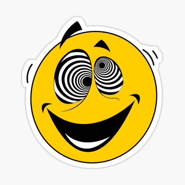 Sticker « Smiley fou emoji », par Colornext | Redbubble