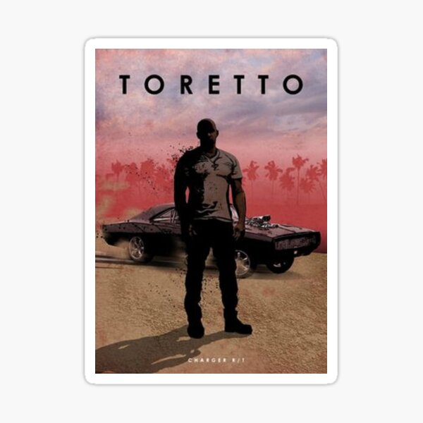 "toretto" Sticker for Sale by omnback | Redbubble