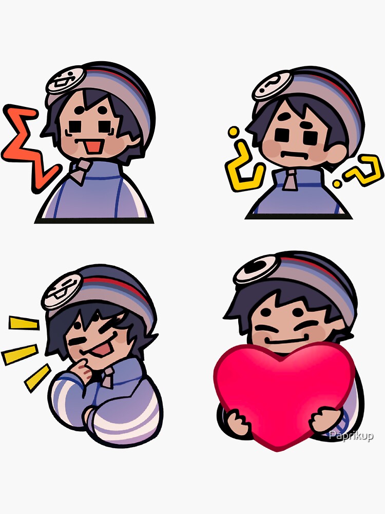 "Quackity Emotes" Sticker for Sale by Paprikup | Redbubble