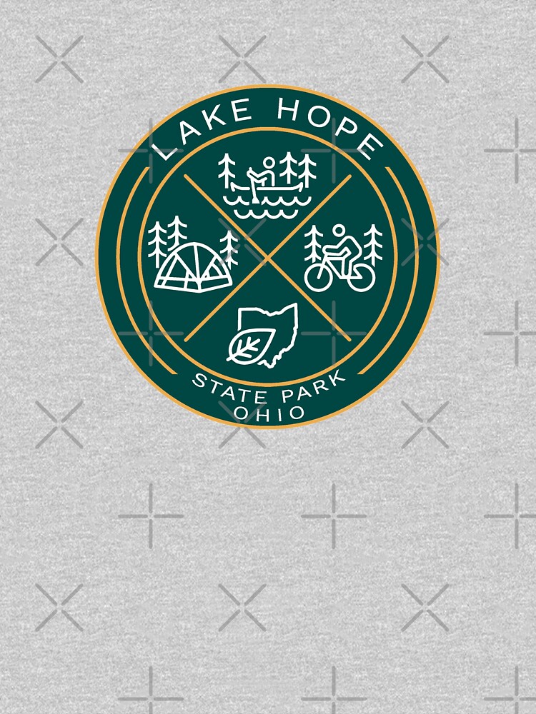 "Lake Hope State Park Heraldic Logo" T-shirt for Sale by VanyaKar ...
