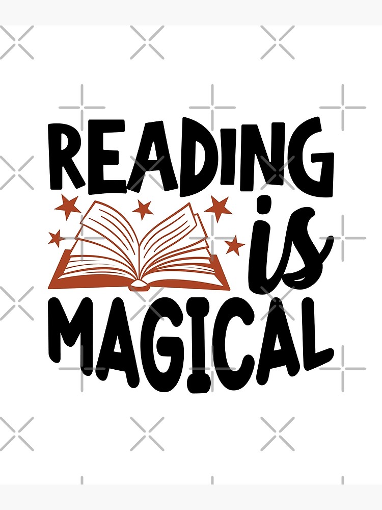 "Reading is Magical | Book Lover" Poster for Sale by mdoering16 | Redbubble