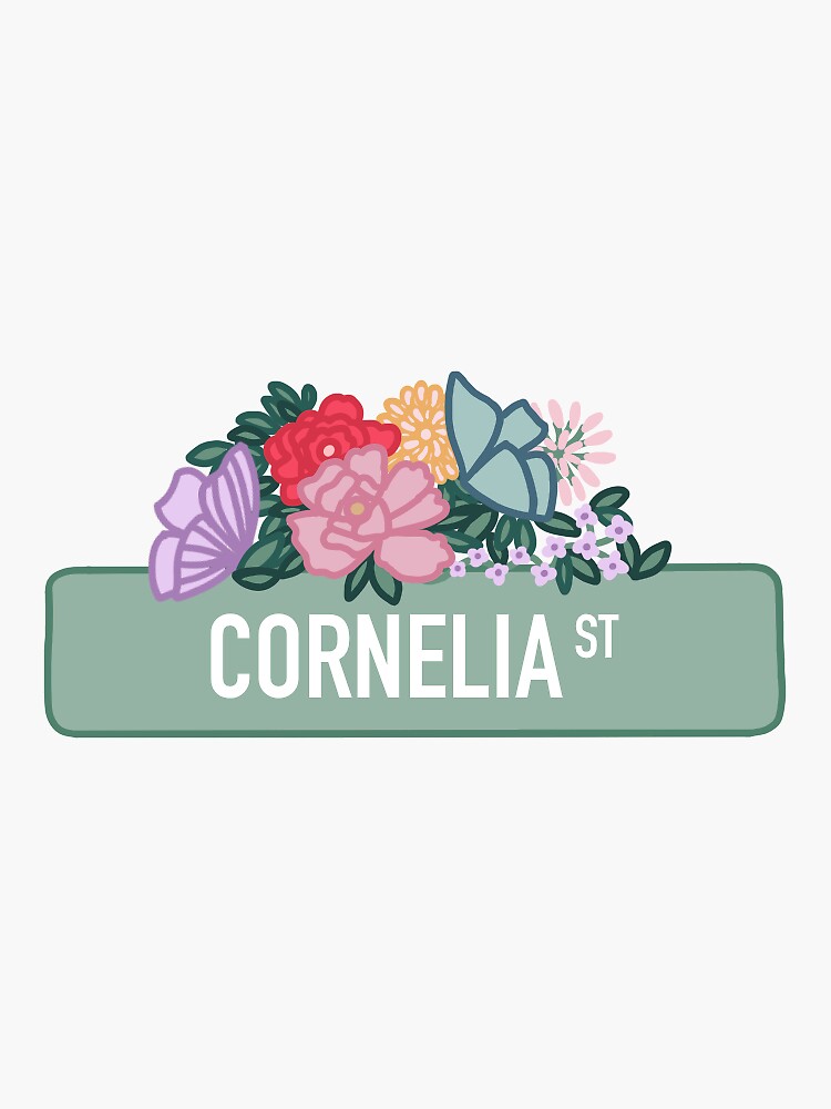 "Cornelia Street" Sticker for Sale by jamierz | Redbubble