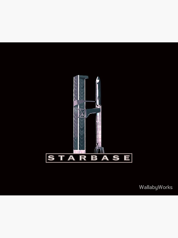 "SpaceX Starbase logo design" Art Print by WallabyWorks | Redbubble