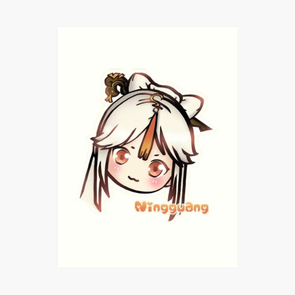 "Genshin Impact - Ningguang Chibi Kawaii" Art Print for Sale by ...