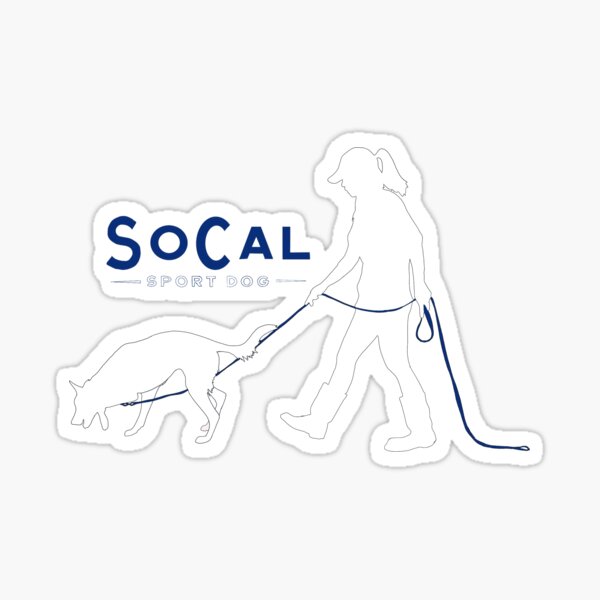 "SoCal Sport Dog Club merch" Sticker for Sale by caninestickers | Redbubble
