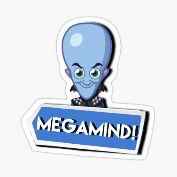 "megamind " Sticker by Kenshishop | Redbubble