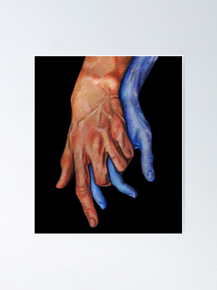 "Mega Hands Fitted " Poster for Sale by Kenshishop | Redbubble