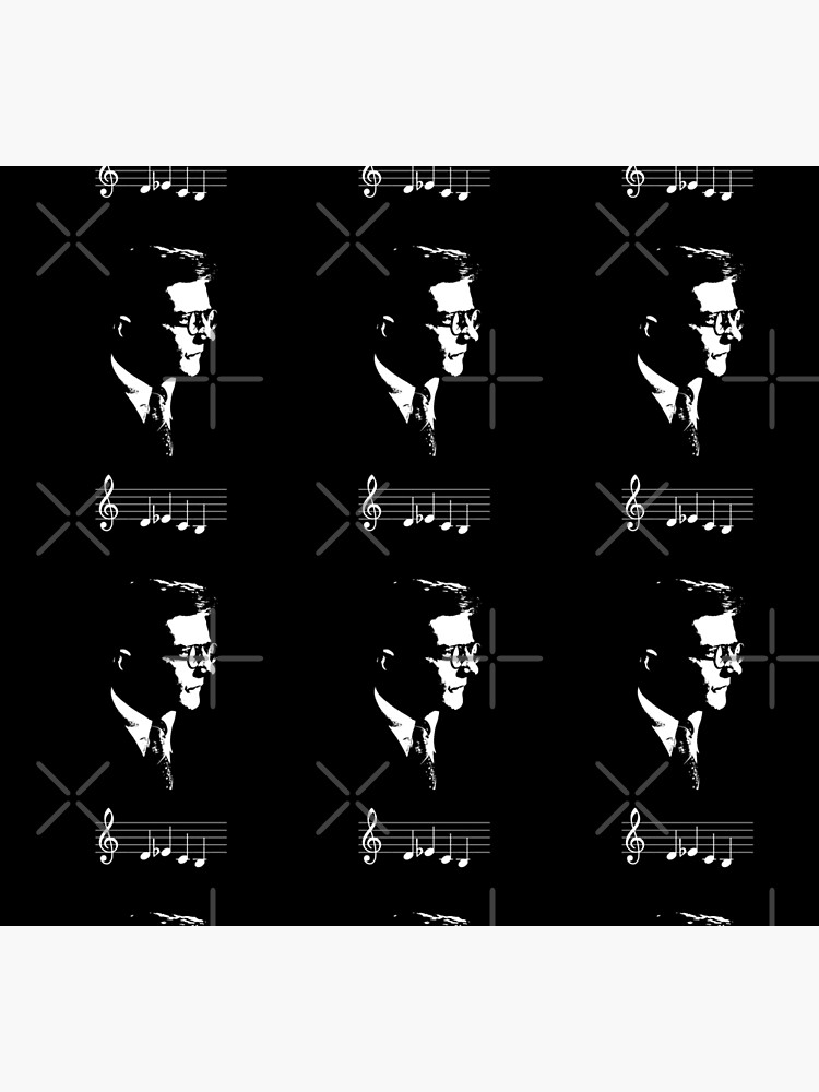 Dmitri Shostakovich Dsch Motif Musical Notes, Classic T Socks sold by ...