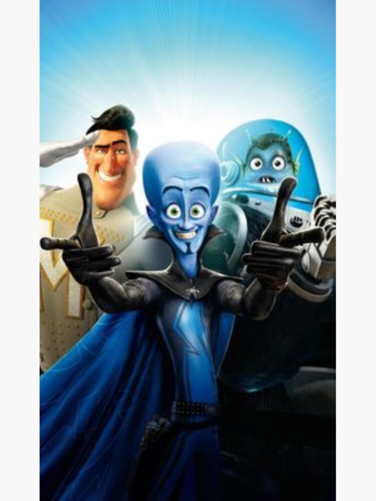 "megamind " Sticker for Sale by Kenshishop | Redbubble