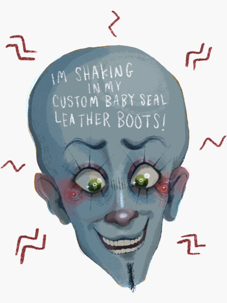 "Megamind (4)" Sticker for Sale by Kenshishop | Redbubble