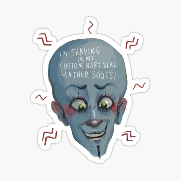 "Megamind (4)" Sticker for Sale by Kenshishop | Redbubble