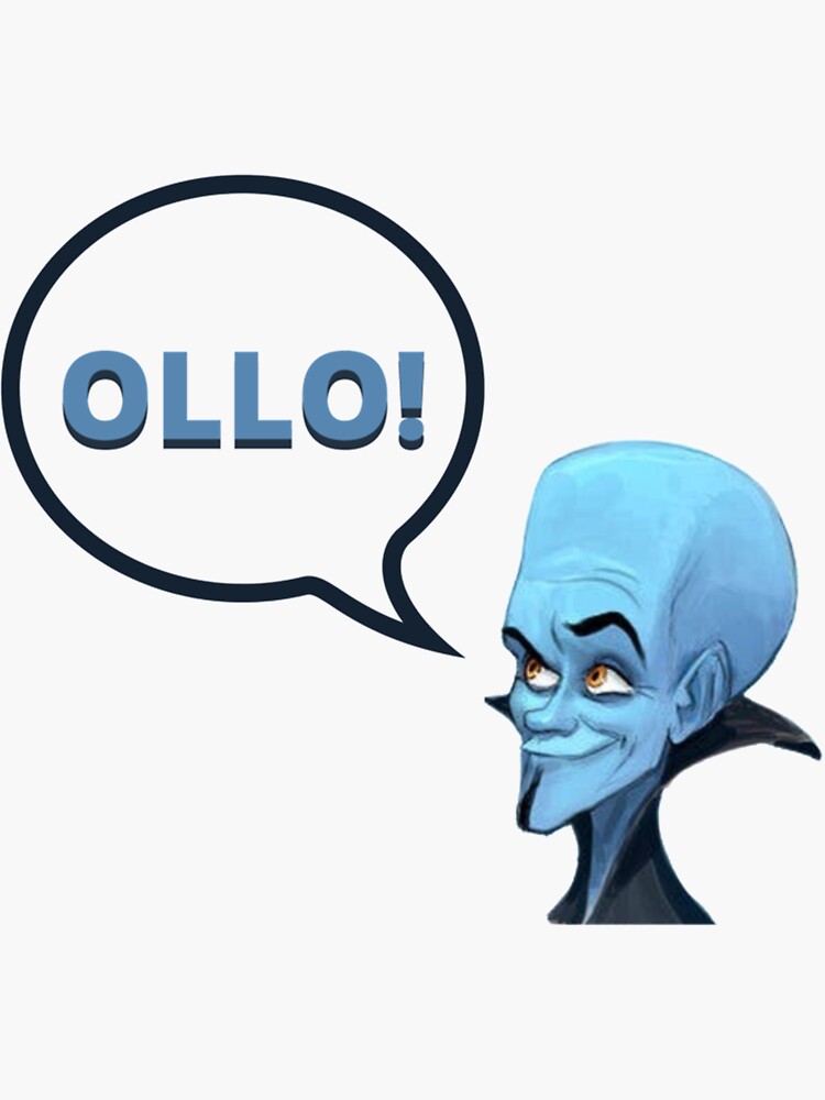 "Megamind " Sticker by Kenshishop | Redbubble