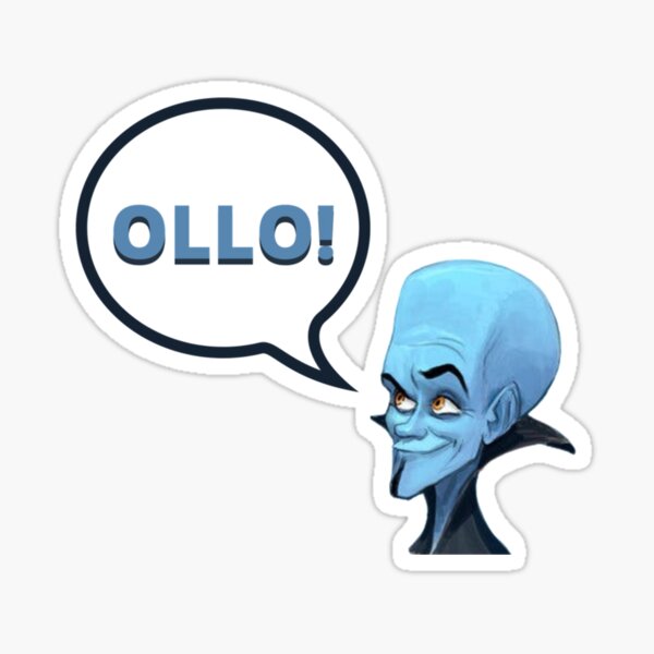 "Megamind " Sticker by Kenshishop | Redbubble