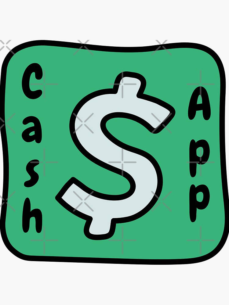 "Cash App " Sticker for Sale by Stronskyj23 | Redbubble