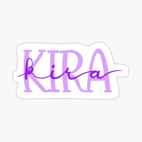 "Kira " Sticker by thenotebookgirl | Redbubble