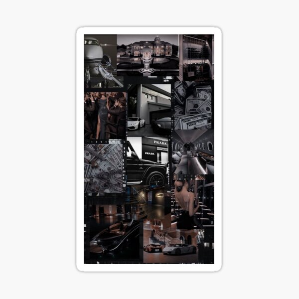 "Rich Life Money Car Fancy Luxury Lifestyle " Sticker for Sale by ...