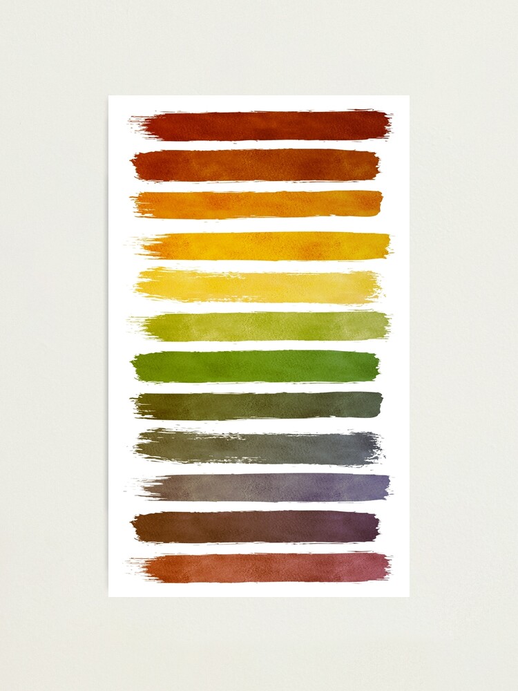 Lámina fotográfica «El concepto de la rueda de colores de la mezcla de ...