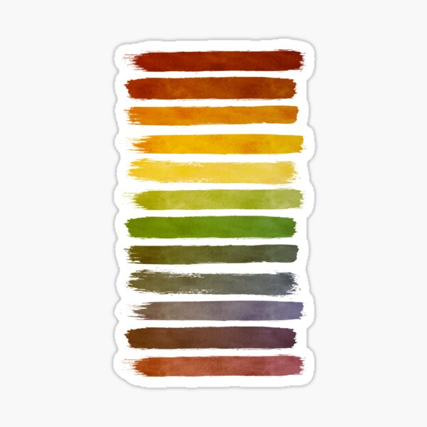 "The Color Wheel Concept of Color Mixing" Sticker for Sale by ...