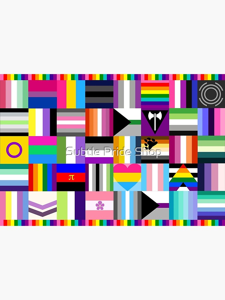 "LGBTQIA Pride Flag Collage. LGBTQ Pride" Poster for Sale by ...