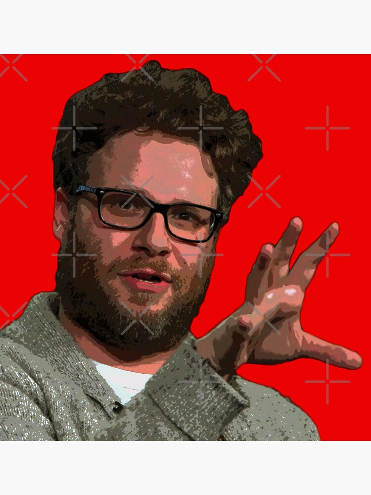 "Seth Rogen" Sticker by oryan80 | Redbubble