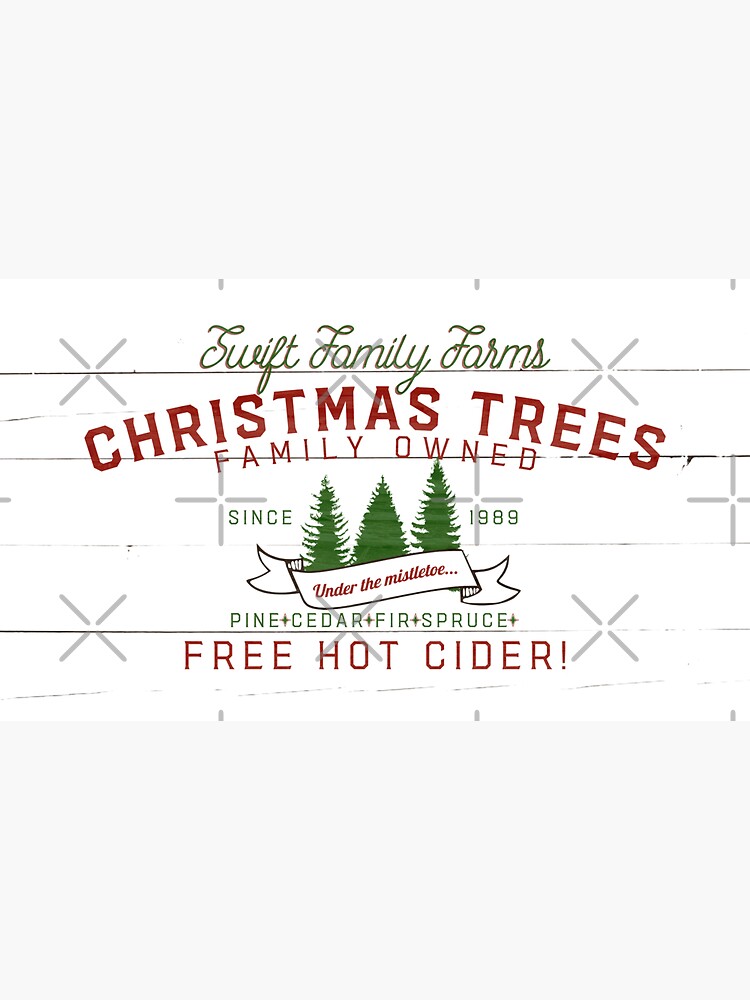 "Christmas Tree Farm Taylor Swift Artwork" Sticker for Sale by ...
