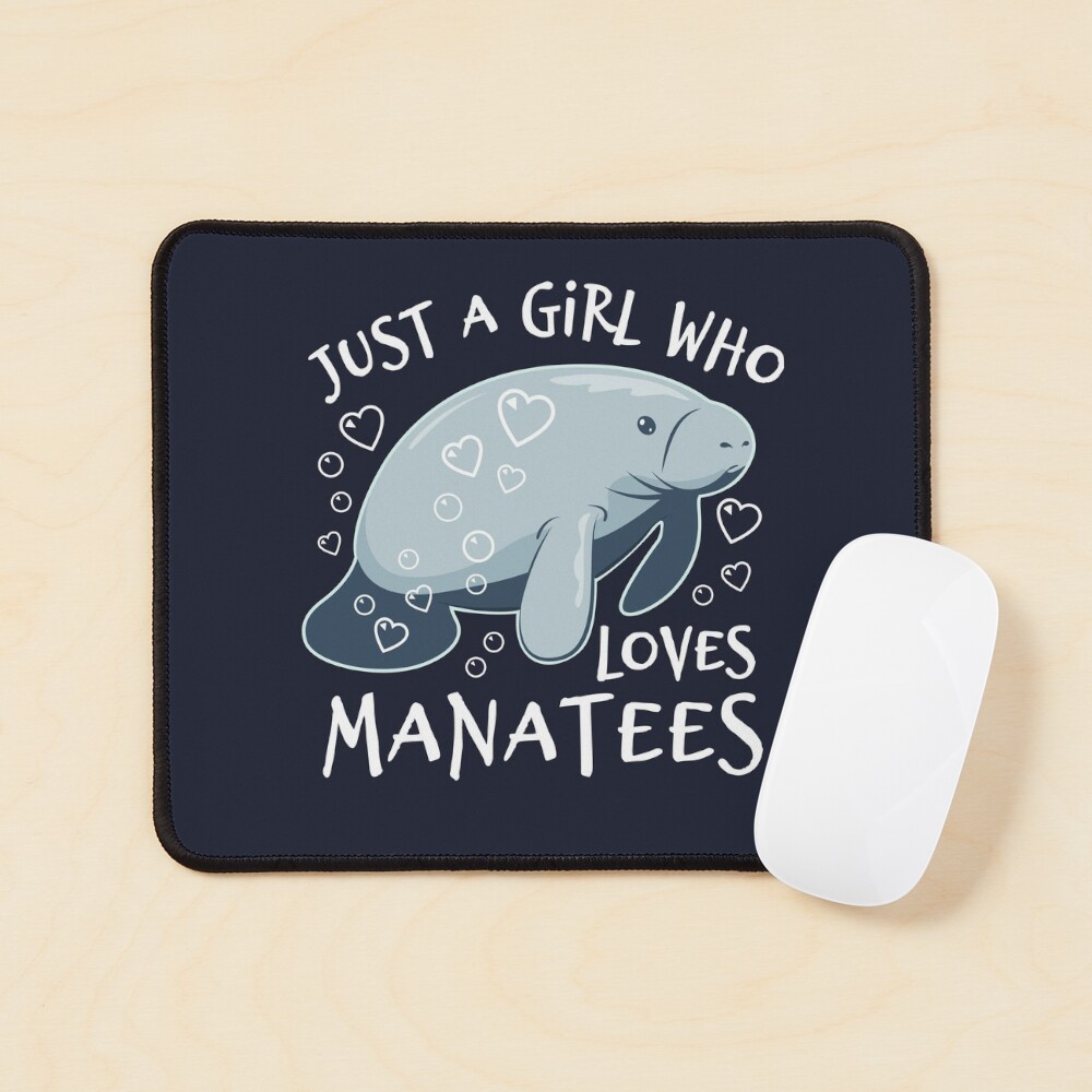 "Just A Girl Who Loves Manatees - Cute Manatee" Sticker for Sale by Bangtees | Redbubble
