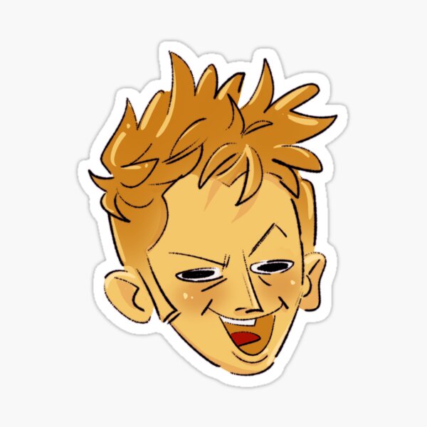 "Egg Lord Ten Smug Face" Sticker by Fritz-Metzger | Redbubble