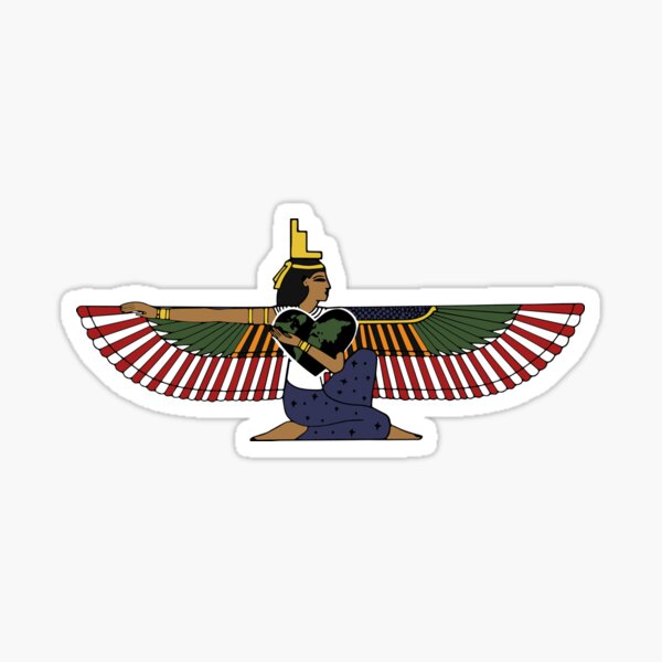 "Egyptian Goddess Isis" Sticker by MKD1 | Redbubble
