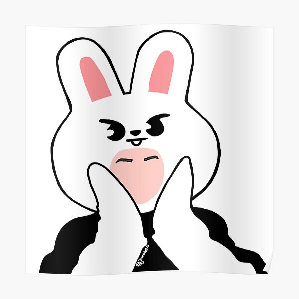 "SKZ Lee Know wearing his leebit costume - SKZ STAY" Poster for Sale by ...