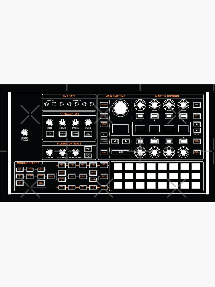 "Hydrasynth" Sticker for Sale by AtomicMalibu | Redbubble