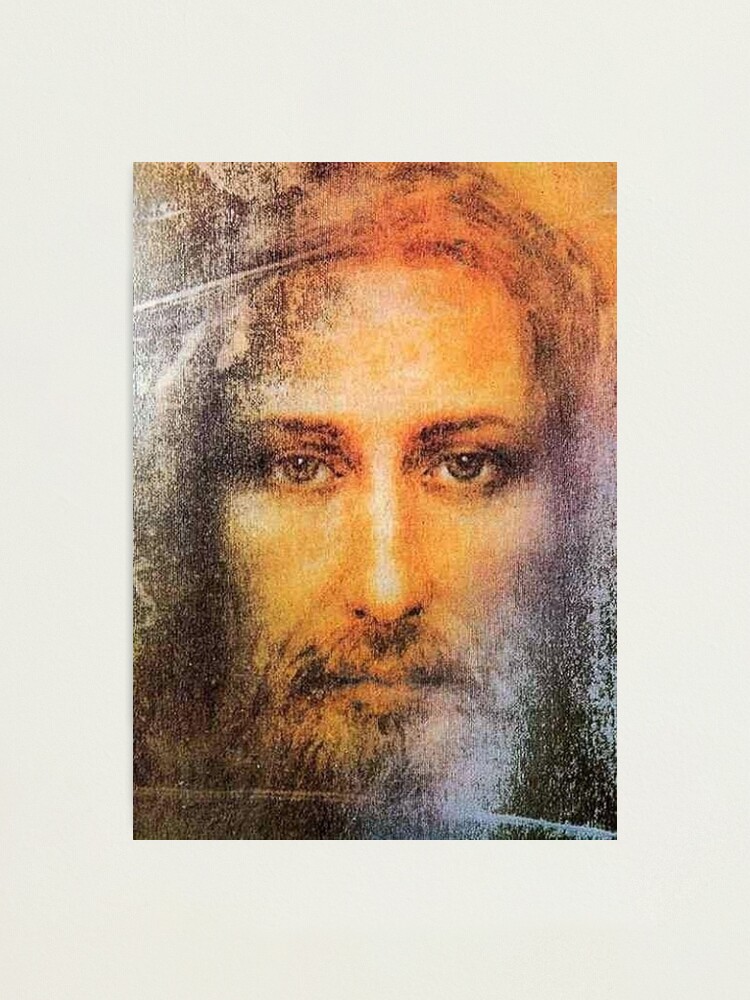 "Real Face Of Jesus Christ Exhibition" Photographic Print for Sale by ...