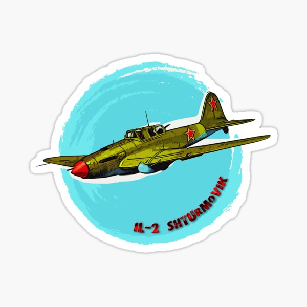 "Attack aircraft il-2 logo" Sticker for Sale by Vladiislav | Redbubble